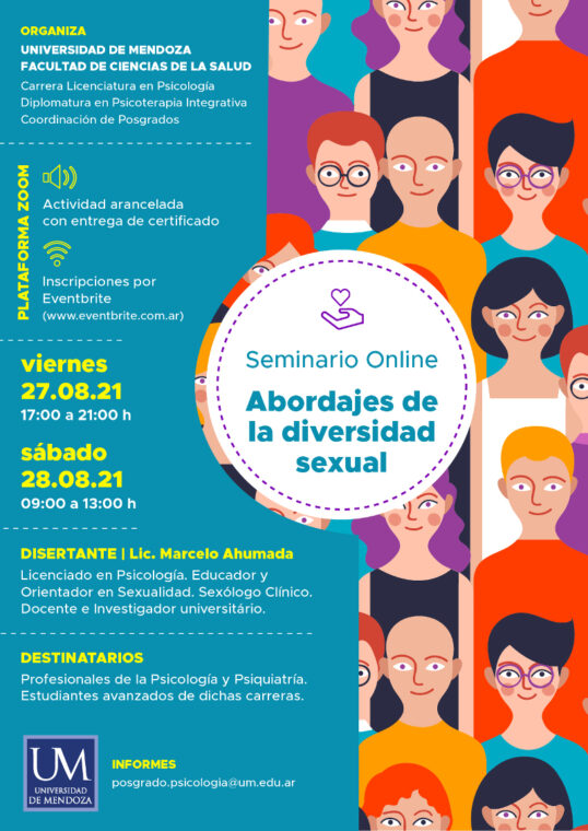 Seminario Online Abordaje De La Diversidad Sexual Universidad De Mendoza